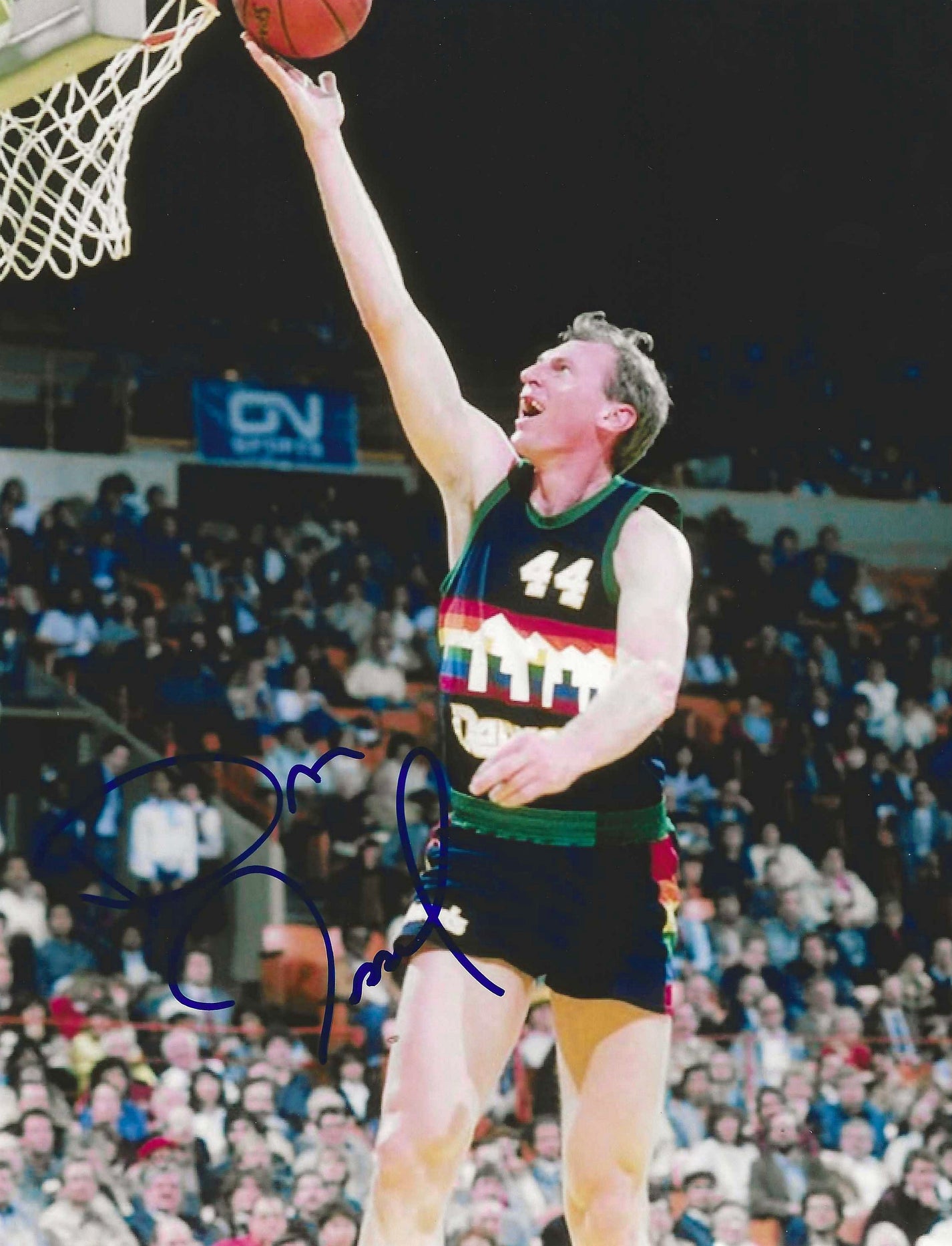 Dan Issel Autographed Signed "NUGGETS" 8x10 photo Elite Promotions & G